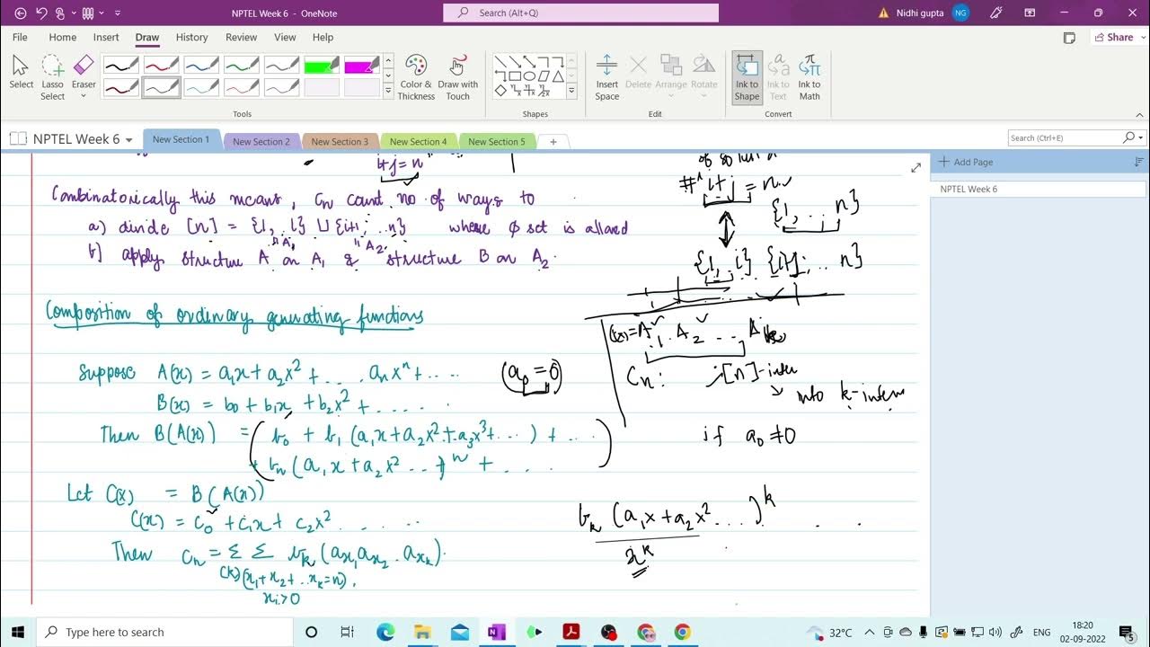 Week 6, Problem Solving Session NPTEL Combinatorics - YouTube