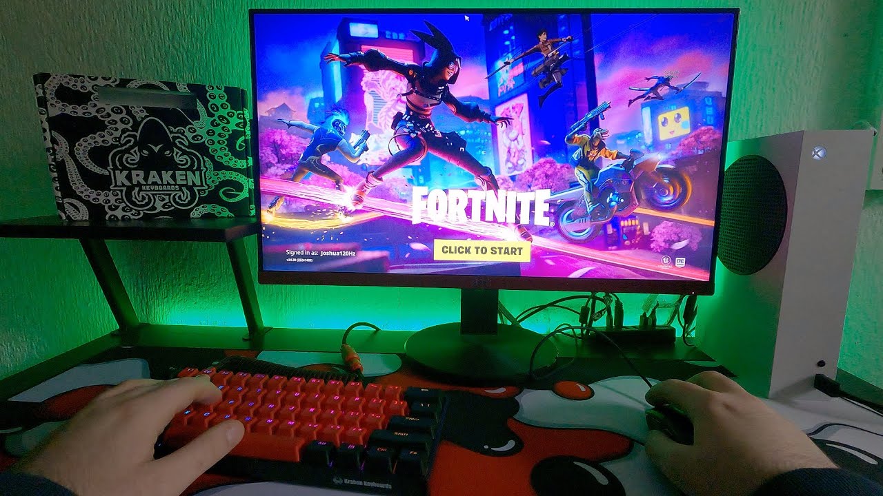 Xbox Series S Fortnite KBM Handcam (4K 120FPS) - YouTube