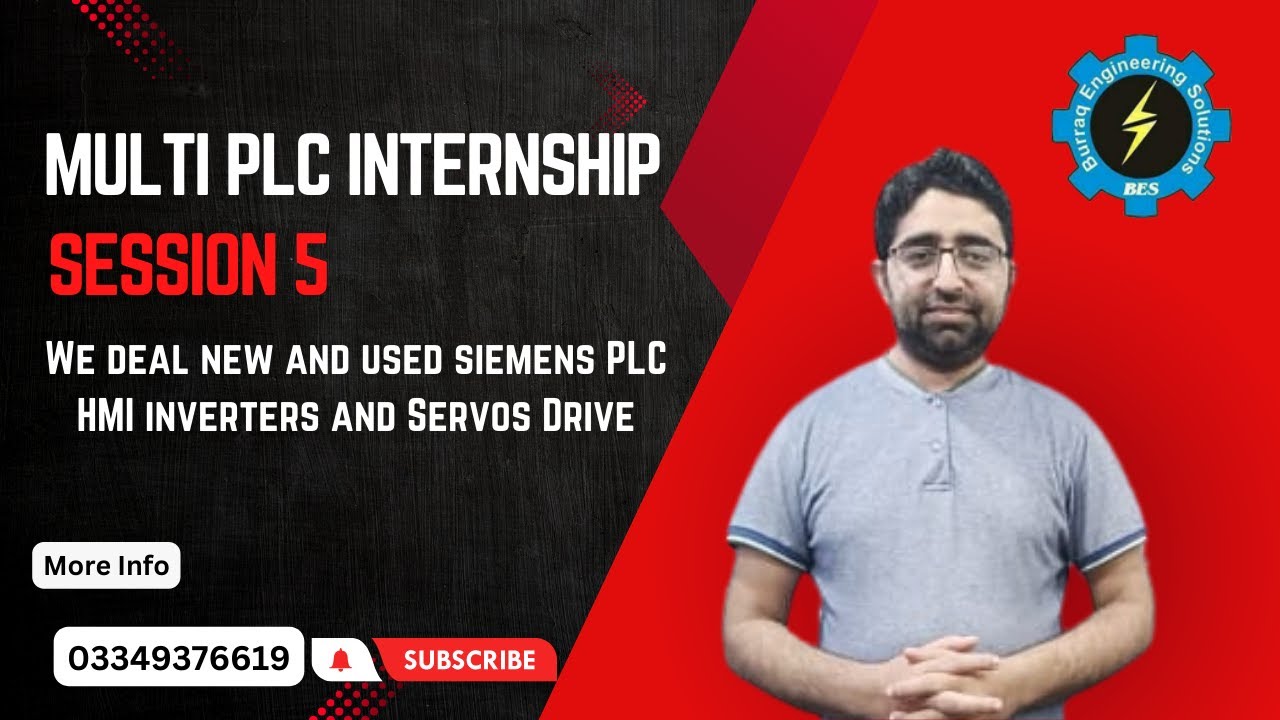 MULTI PLC INTENRSHIP SESSION 5 | Allen Bradly PLC Training | multi plc training center in lahore ...