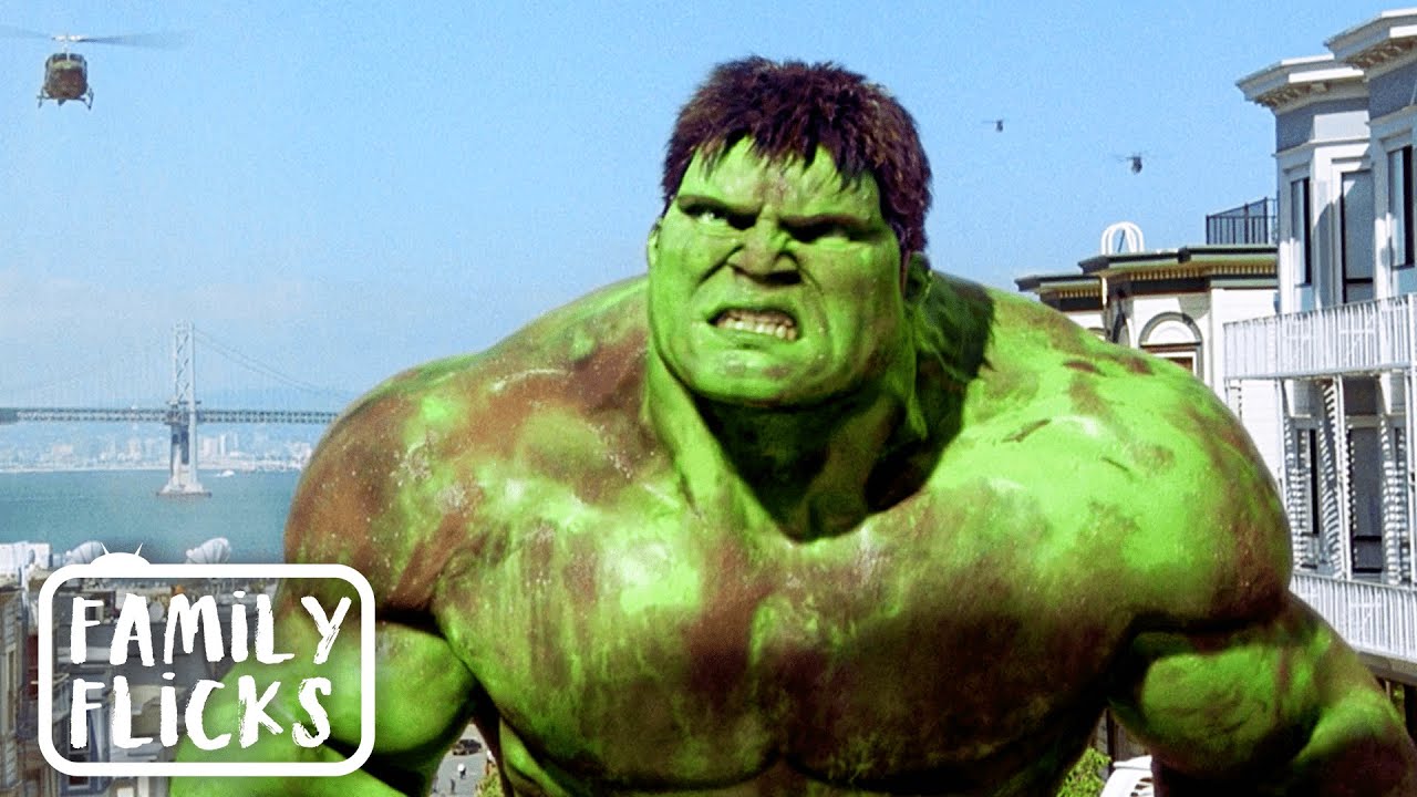 The Hulk Smashes Up San Francisco | The Hulk (2003) | Family Flicks ...