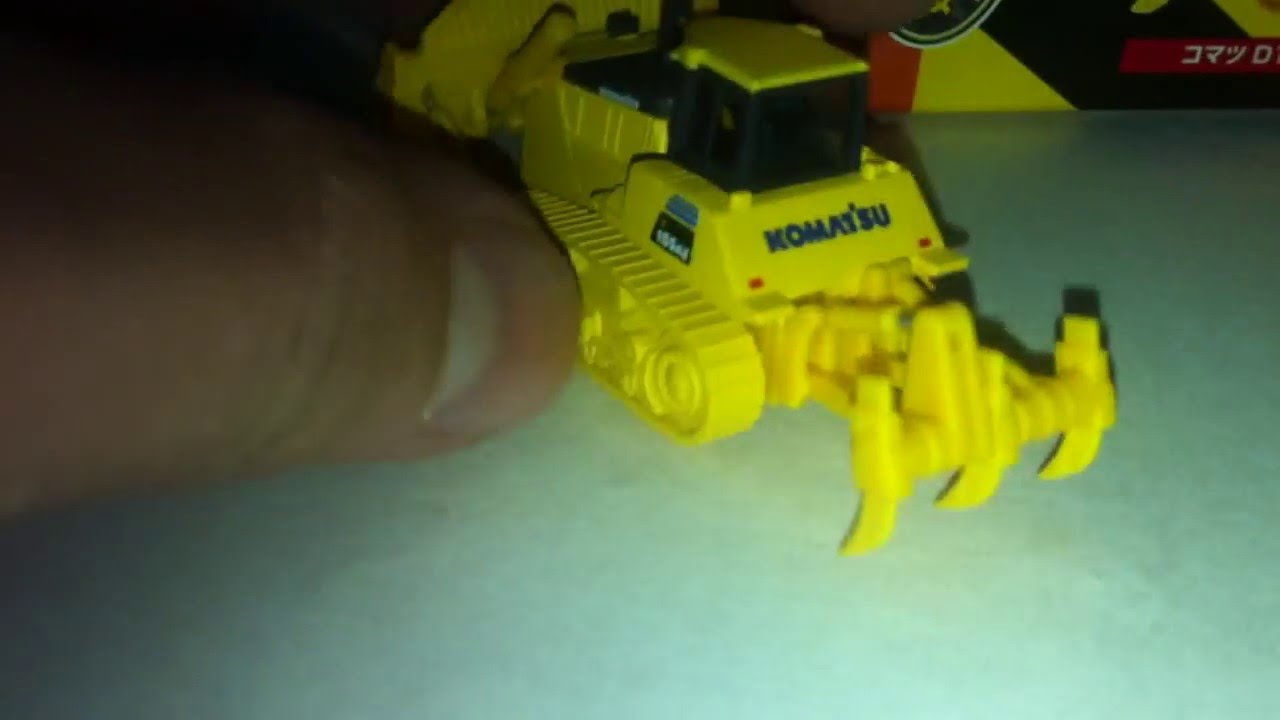 Tomytec 1:150 N Scale Komatsu D155AX Bulldozer with Ripper - YouTube