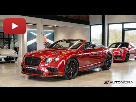 Bentley Continental GTC Supersports 1 of 710 in Candy Red - YouTube