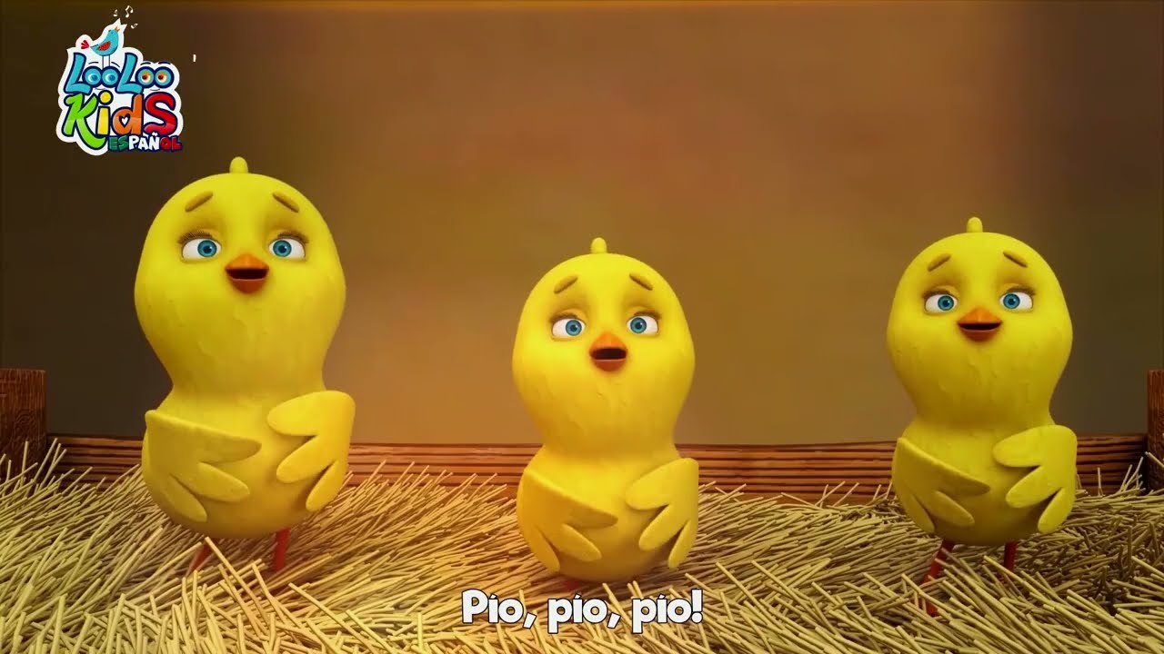 🐤🐥Los Pollitos Dicen Pio Pio + La Vaca Lola - Canciones Infantiles para ...