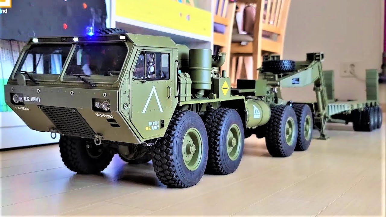 RC Car HG P806 1/12 Scale Trailer Unboxing & Build Work - YouTube