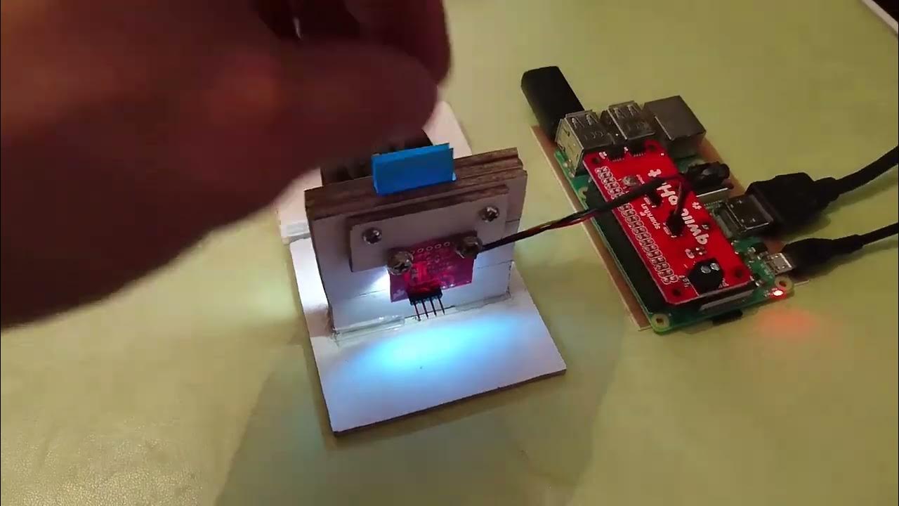 Light Spectrophotometer With Raspberry Pi Spectrum Youtube