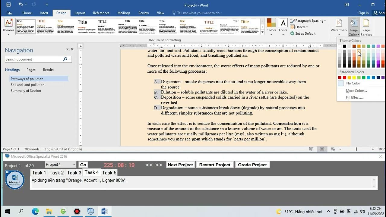 Project 4 Mos Word 2016 (Tiếng Việt) - YouTube