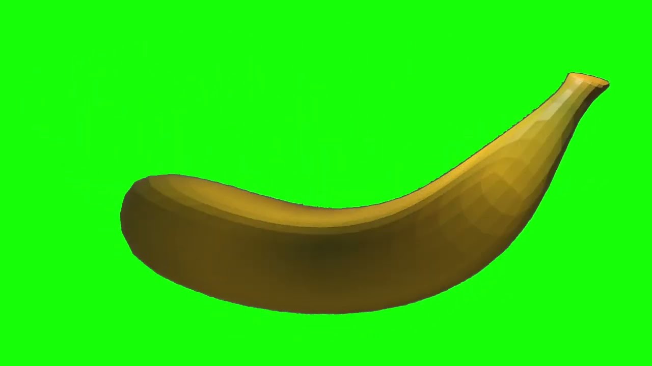 funny loopable banana greenscreen. make funny videos with it pls credit ...