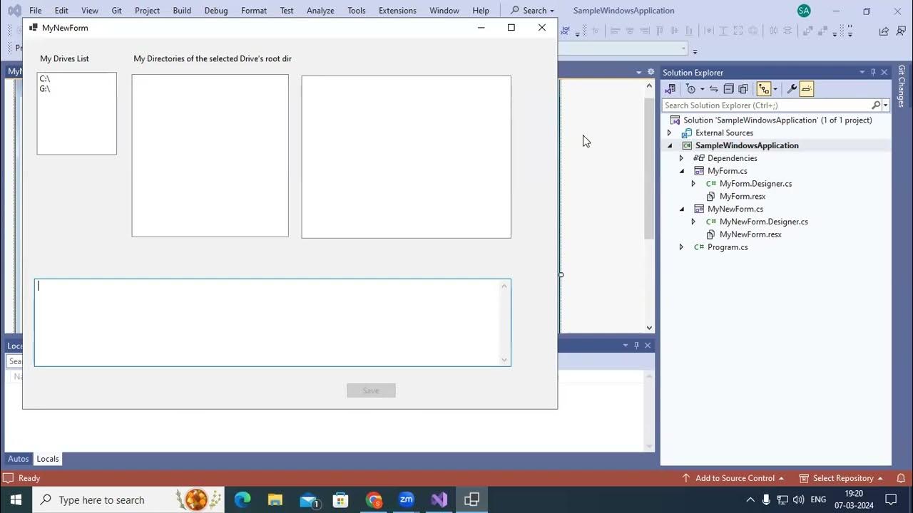 Windows Common Dialog Boxes with C# .Net - 07Mar2024 - YouTube