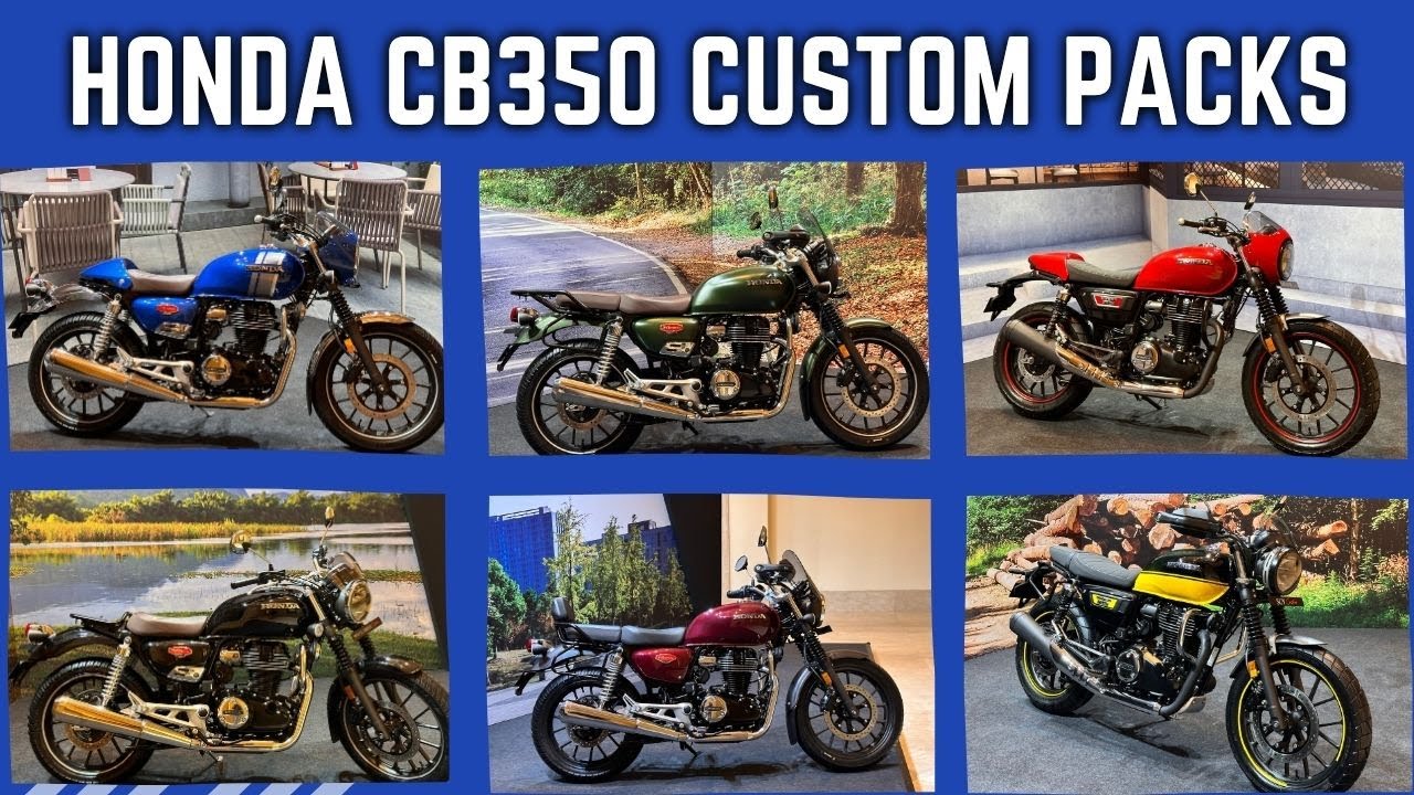 Honda CB350 Custom Packs | Details & Prices | My CB My Way - YouTube