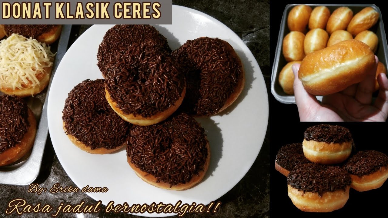DONAT klasik Ceres. ini resep emang jadul. tapi rasa donatnya. bikin ...