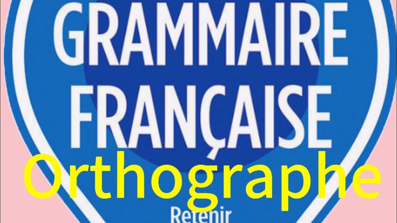 Orthographe des mots contenant des consonnes doubles. - YouTube