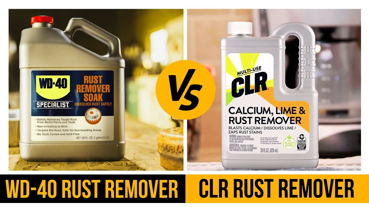 CLR vs WD-40 - Which is Best Rust Remover? - YouTube