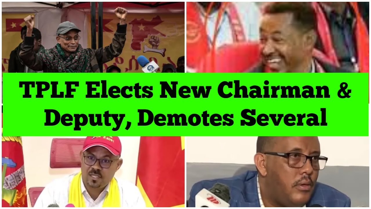 Tigray: TPLF Elects New Chairman & Deputy, Demotes Several Leaders ...
