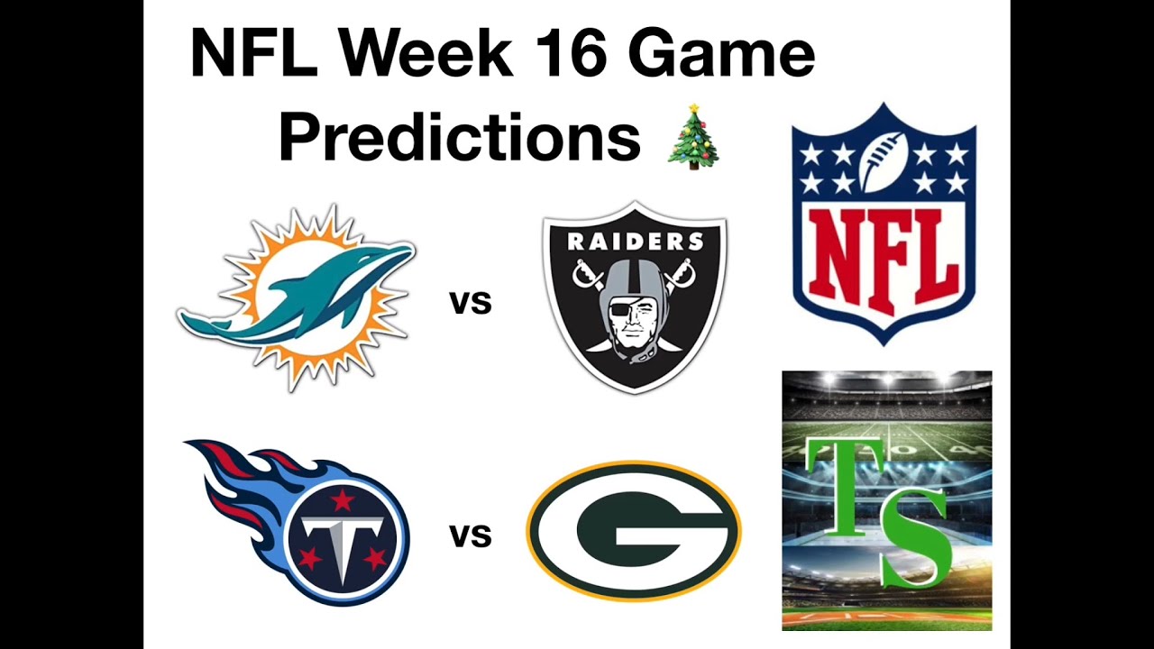 NFL Week 16 Predictions (2020) - YouTube
