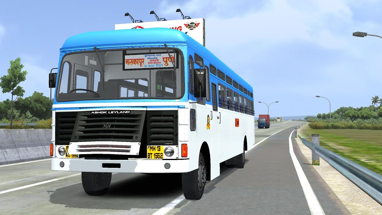Ashok Leyland MSRTC Hirkani Bus Mod | पुणे-मलकापूर Pune To Malkapur ...