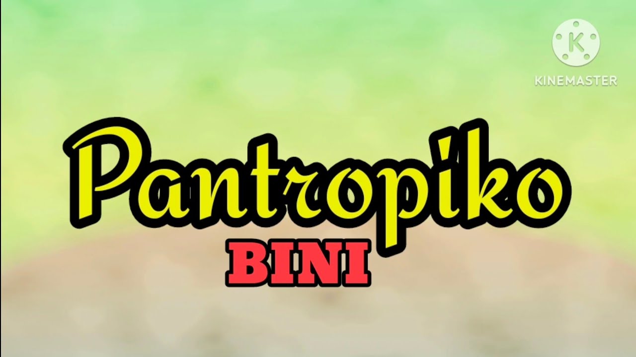 BINI - Pantropiko (Lyrics) #BINI #Pantropiko - YouTube