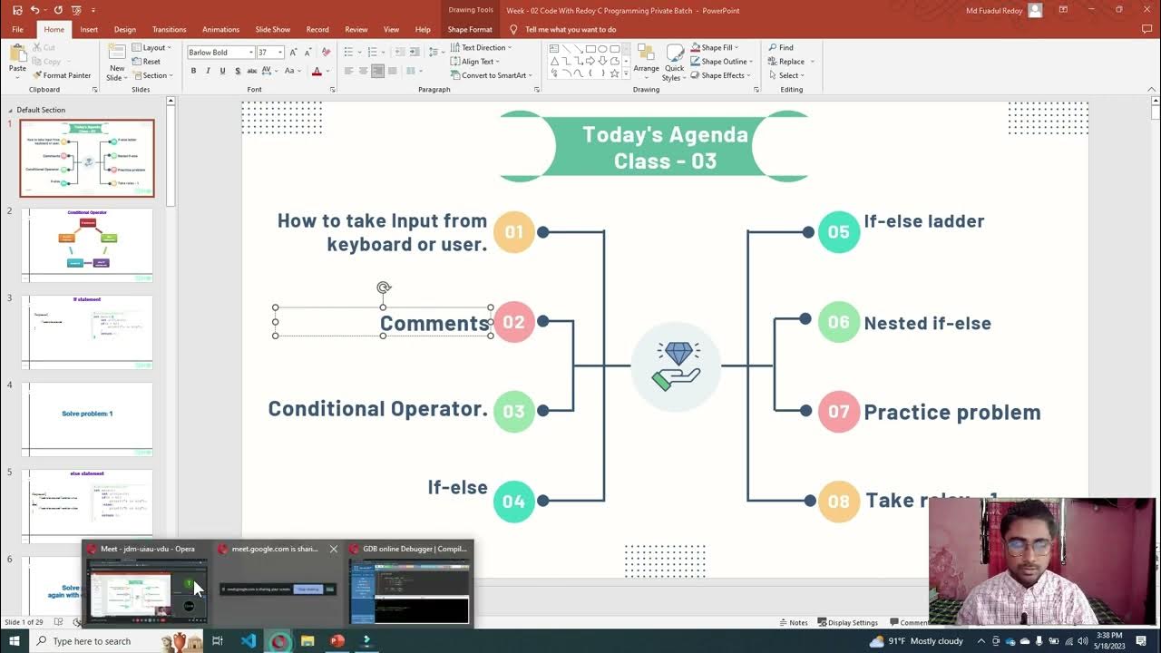 Class - 3 of Week - 02 || Code with Redoy C Programming Private Batch - 01 - YouTube