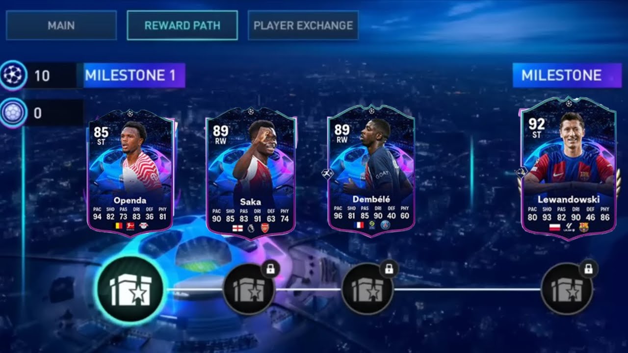 NEW UCL ROAD TO THE KNOCKOUTS EVENT AND MILESTONES IN FC MOBILE! NEW ...