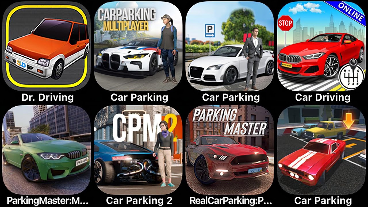 Dr Driving, Car Parking Multiplayer, Car Parking, Car Driving, Parking ...