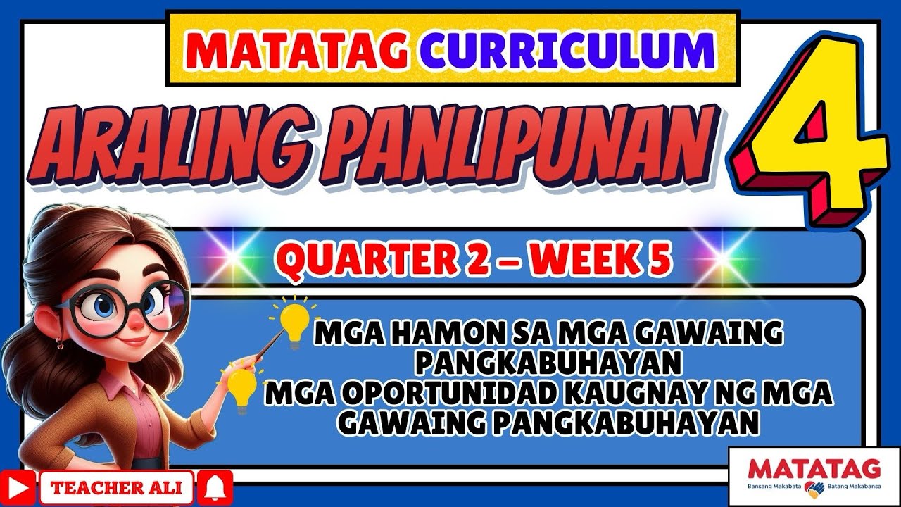 GRADE 4 ARALING PANLIPUNAN 4 QUARTER 2 WEEK 5 - YouTube
