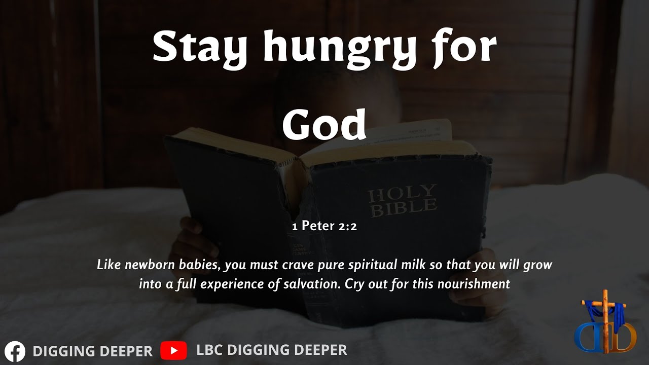 Dr. Sipho Zondi // Stay hungry for God | 1 Peter 2:2 - YouTube