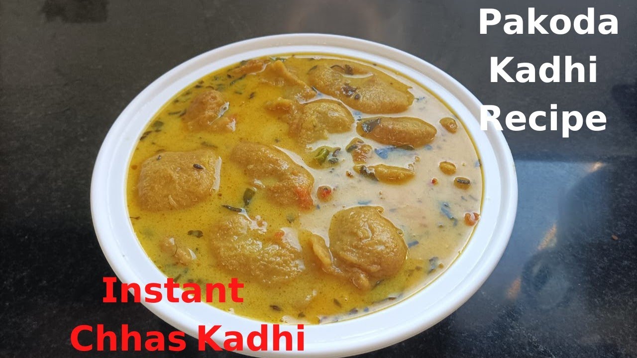 Kadhi Pakoda Recipe | Pakoda Kadhi Bnane Ki Vidhi | How to make Pakoda ...