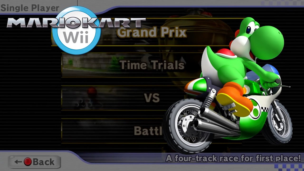 Main Menu - Mario Kart Wii (Slowed Down) - YouTube