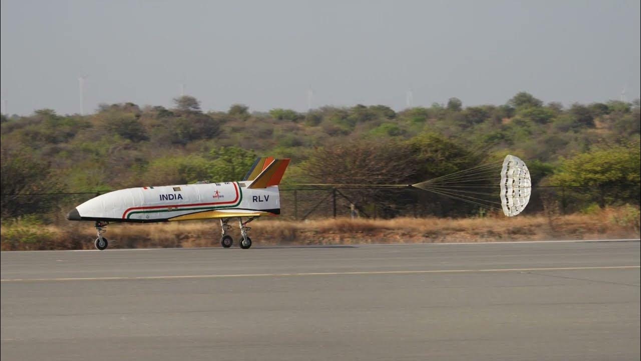 ISRO RLV LEX - Reusable Launch Vehicle lands successfully - YouTube