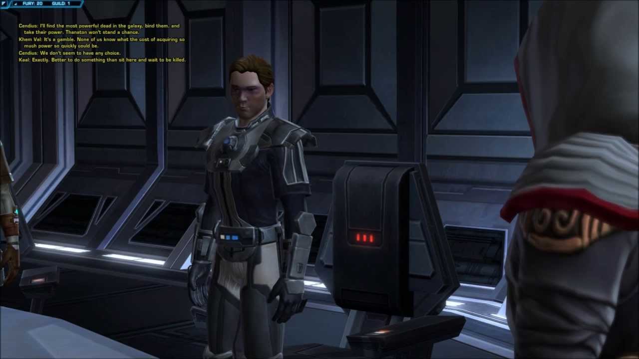 Let's Play SWTOR Sith Inquisitor Part 79 "Binding Ghosts Grants Cendius ...