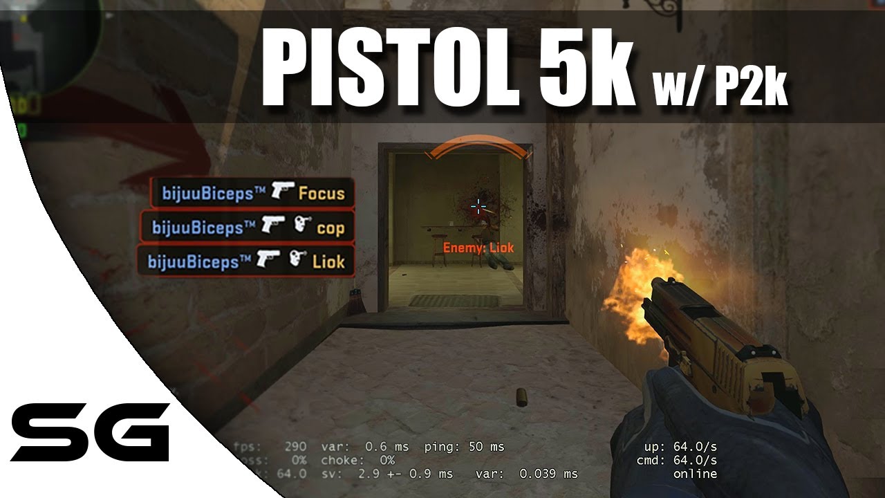 AWESOME PISTOL 5k - CS:GO (2k Resolution/1440p HD Gameplay) - YouTube