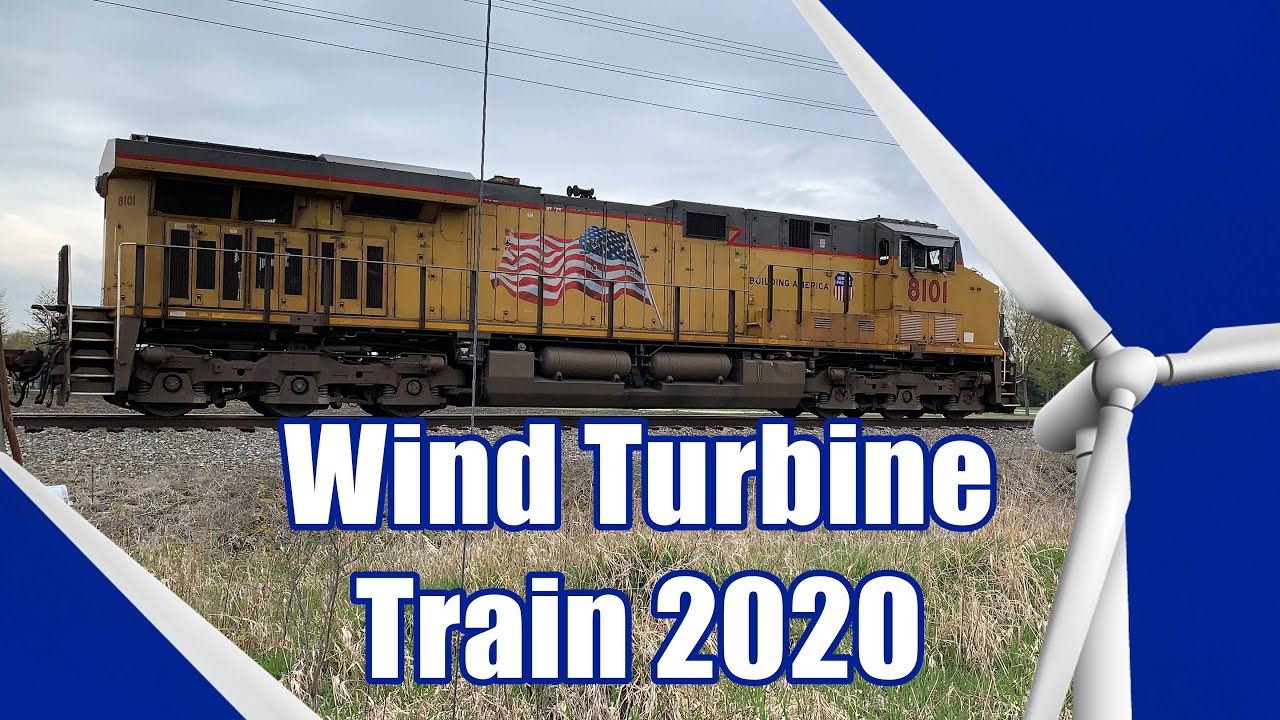 Wind Turbine Train May 2020 MI - YouTube