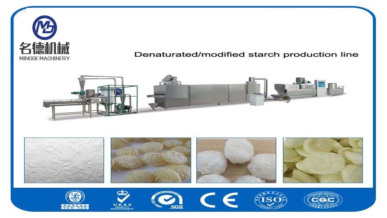 modified starch production line I - YouTube