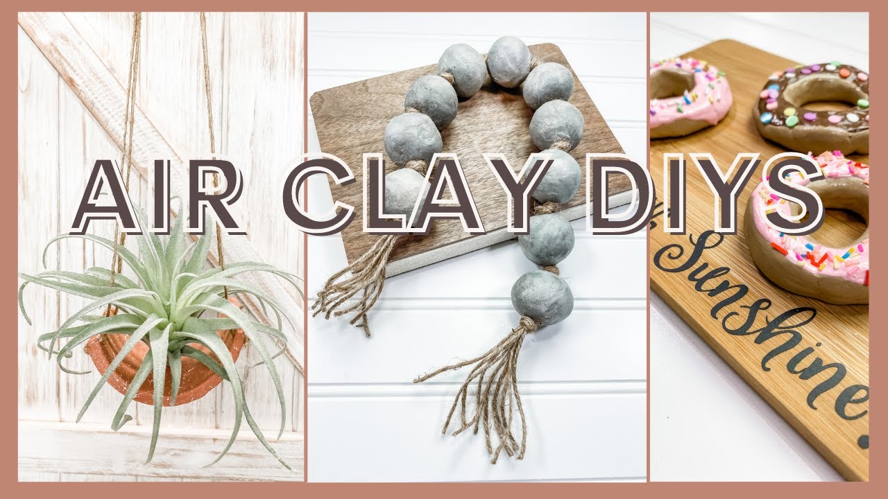 🌟 My FIRST TIME Making 7 AIR CLAY DIYS | Was it EASY PEASY? - YouTube