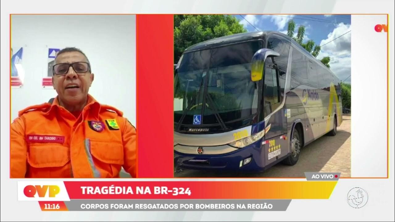 Tenente do Corpo de Bombeiros fala sobre acidente na BR-324 que vitimou 25 pessoas - YouTube