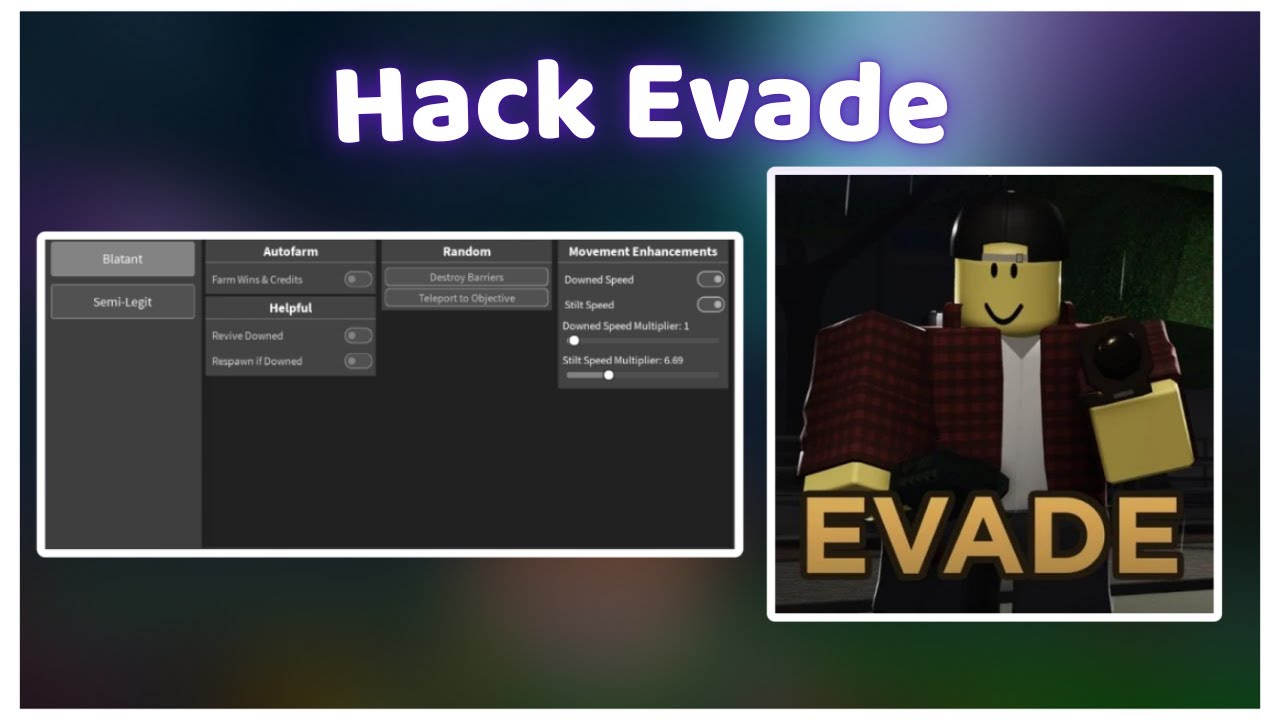 Cách Hack Evade Trên Điện Thoại Auto Farm Money | Script Hack Evade ...