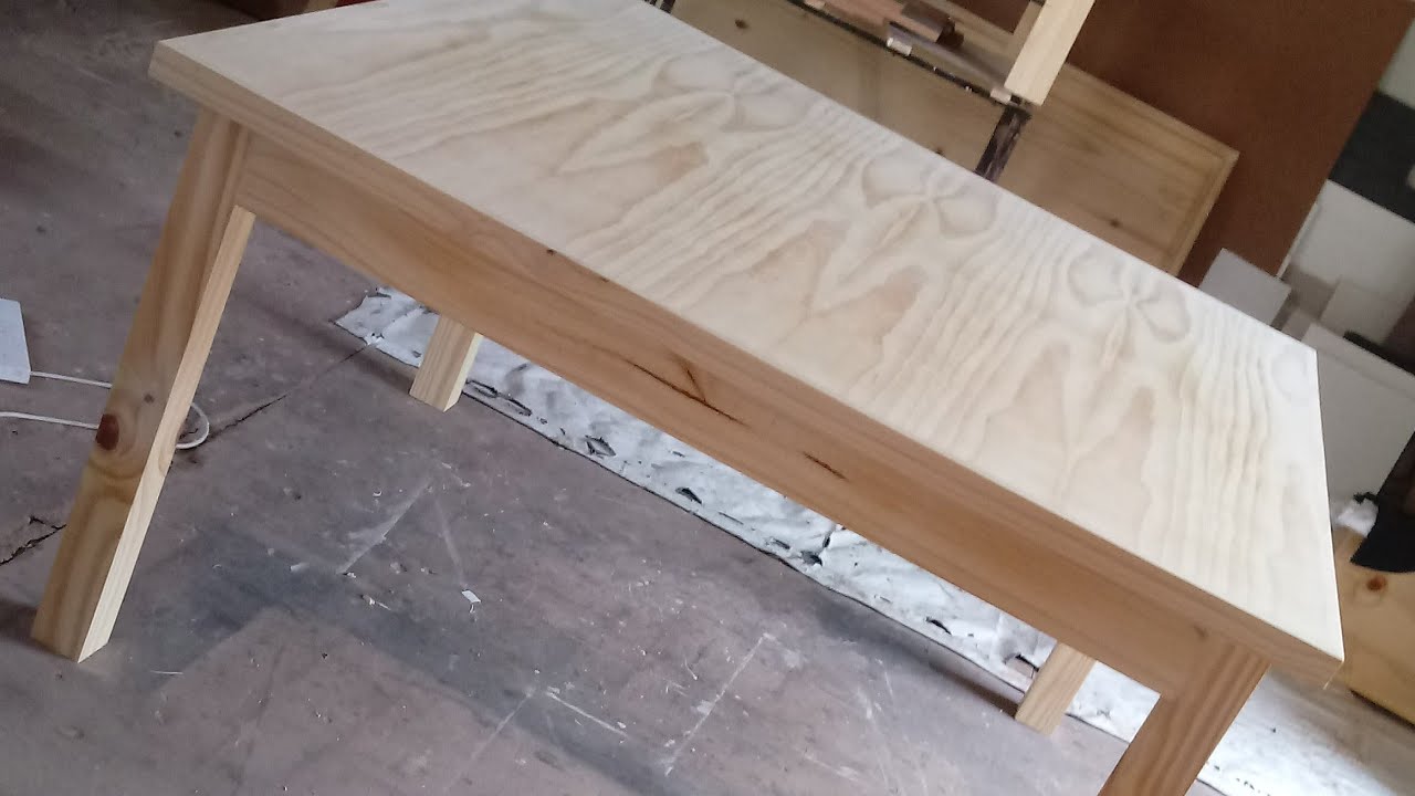 Mesa de pino (wood table) - YouTube