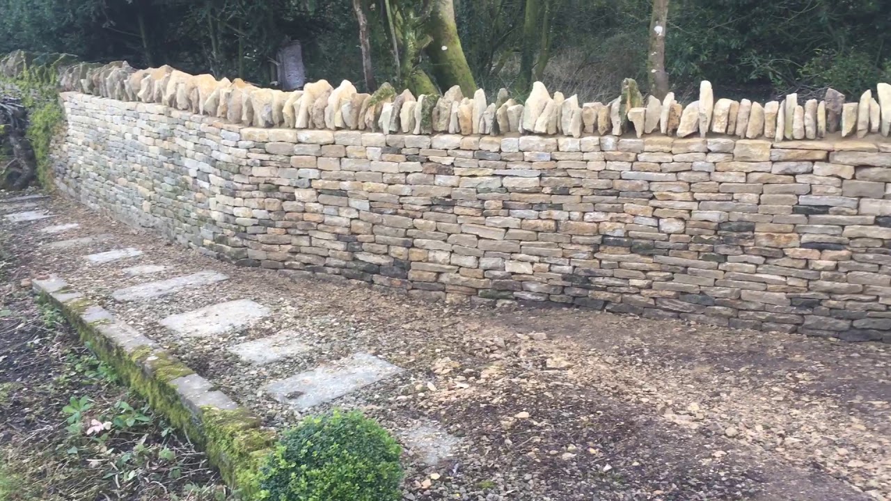 New Build Dry Stone Wall - YouTube