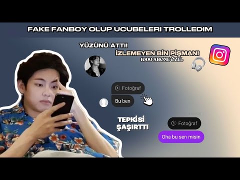 FANBOY OLUP İNSANLARI TROLLEDİM! 😱 YÜZÜNÜ ATTI😈