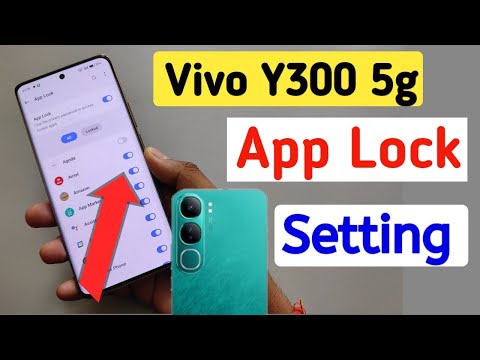 How to lock apps in vivo y300/ vivo y300 5g me app lock kaise kare/app lock setting