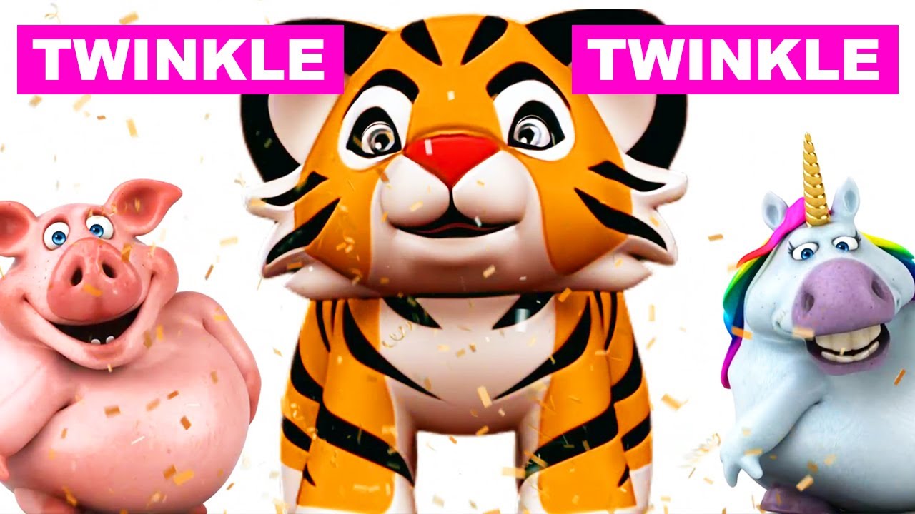 Twinkle Twinkle by little Tiger Tom singing Nursery Rhyme & Kids Song ...