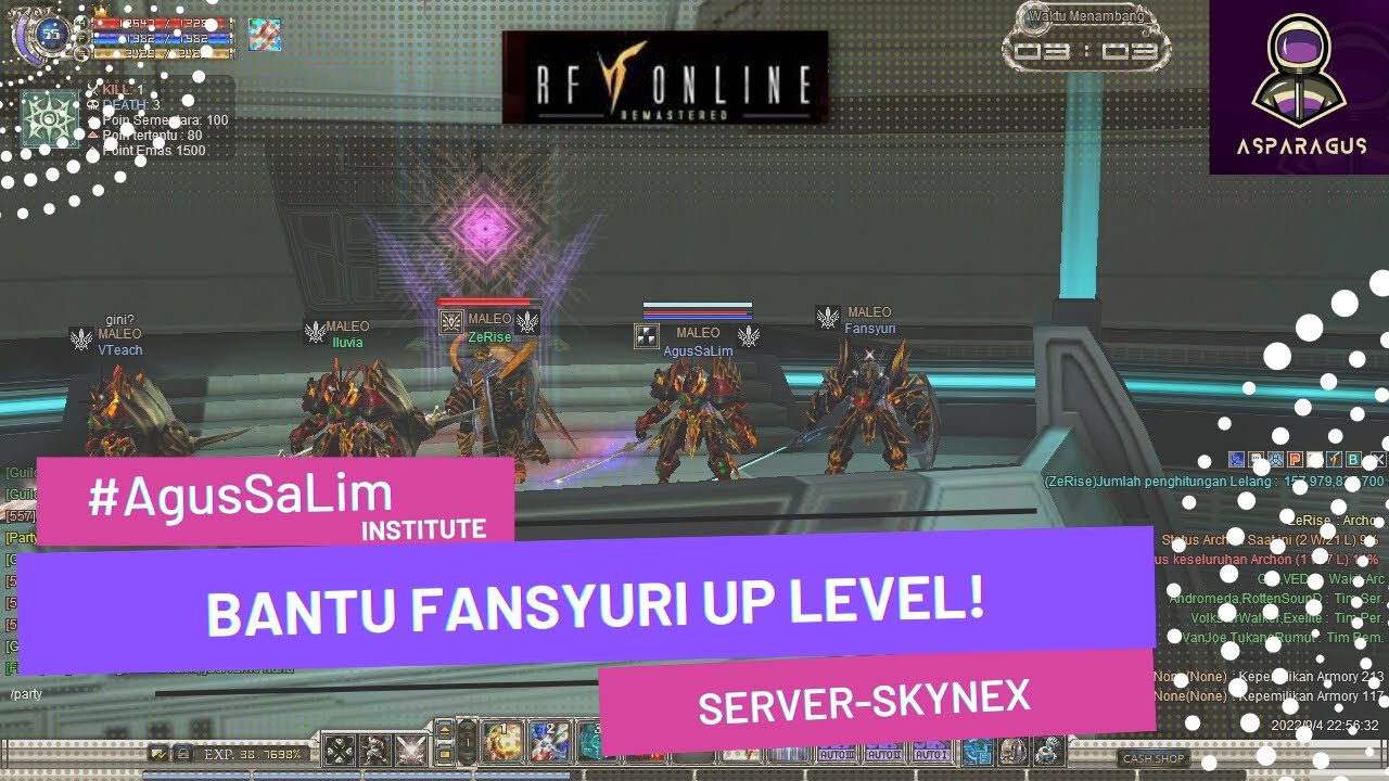 LIVE RF REMASTERED - LEVELING OUTCAST 'S LAND DEMI FANSYURI - YouTube