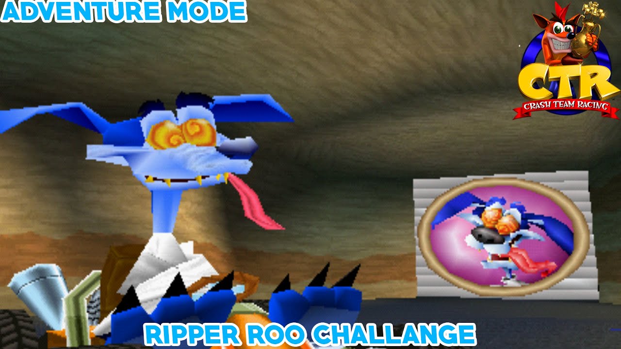 NOSTALGIA MAEN CTR!!!!! VERSUS RIPPER ROO - Crash Team Racing - YouTube
