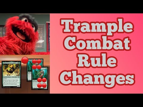 Trample Combat Rule Changes #magicthegathering #mtg #tcg #commander #puppet