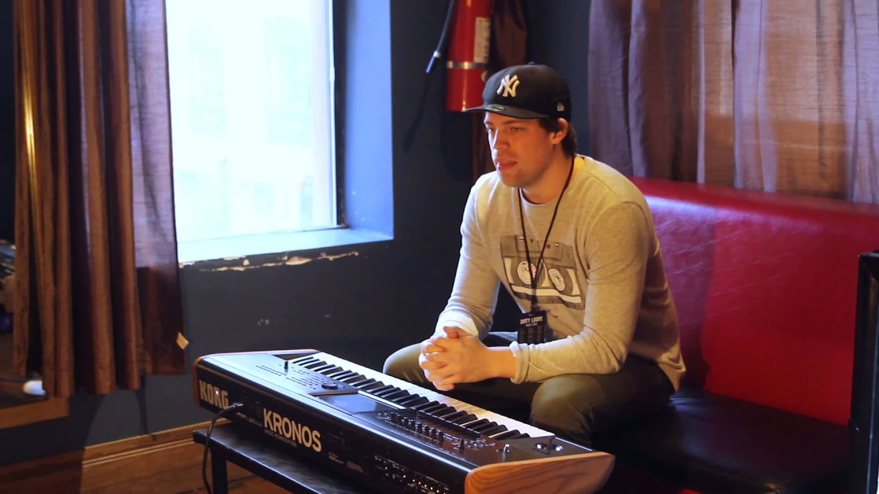 Jonah Nilsson of Dirty Loops and his new Korg Kronos Music Workstation ...
