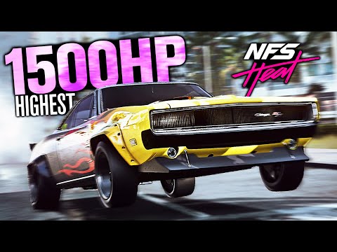 Need for Speed Heat - 1500HP+ Highest Horsepower Car!! (Dodge Charger Customization)