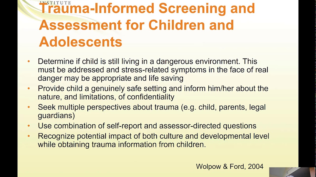 Trauma Screening and Assessment - YouTube