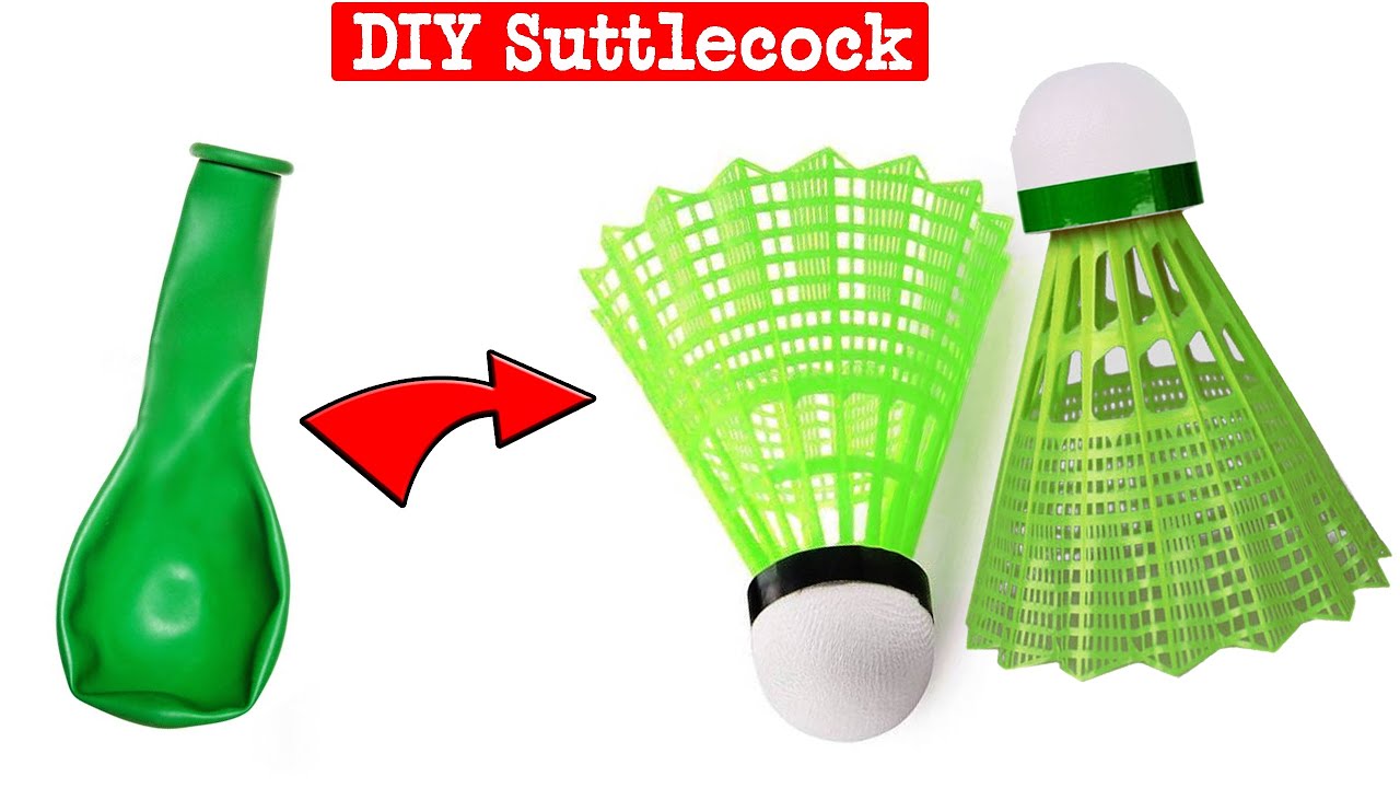 suttlecock kaise banaen | how to make badminton at home easy | how to ...