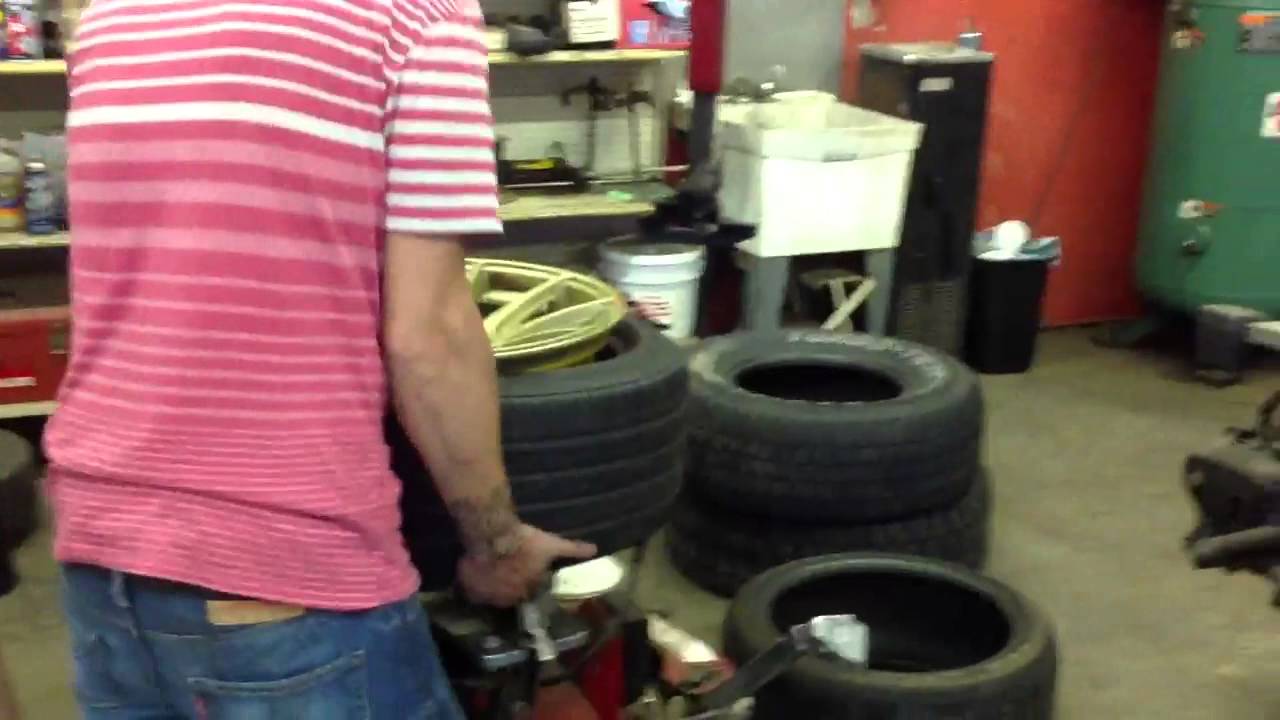 Tire stretch fail on XXR 527 Wheels 17x9.75 - YouTube