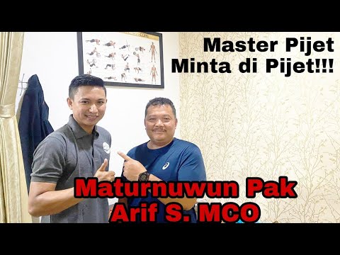 Master Pijet Minta Pijet!!! Maturnuwun Pak Arif S. MCO
