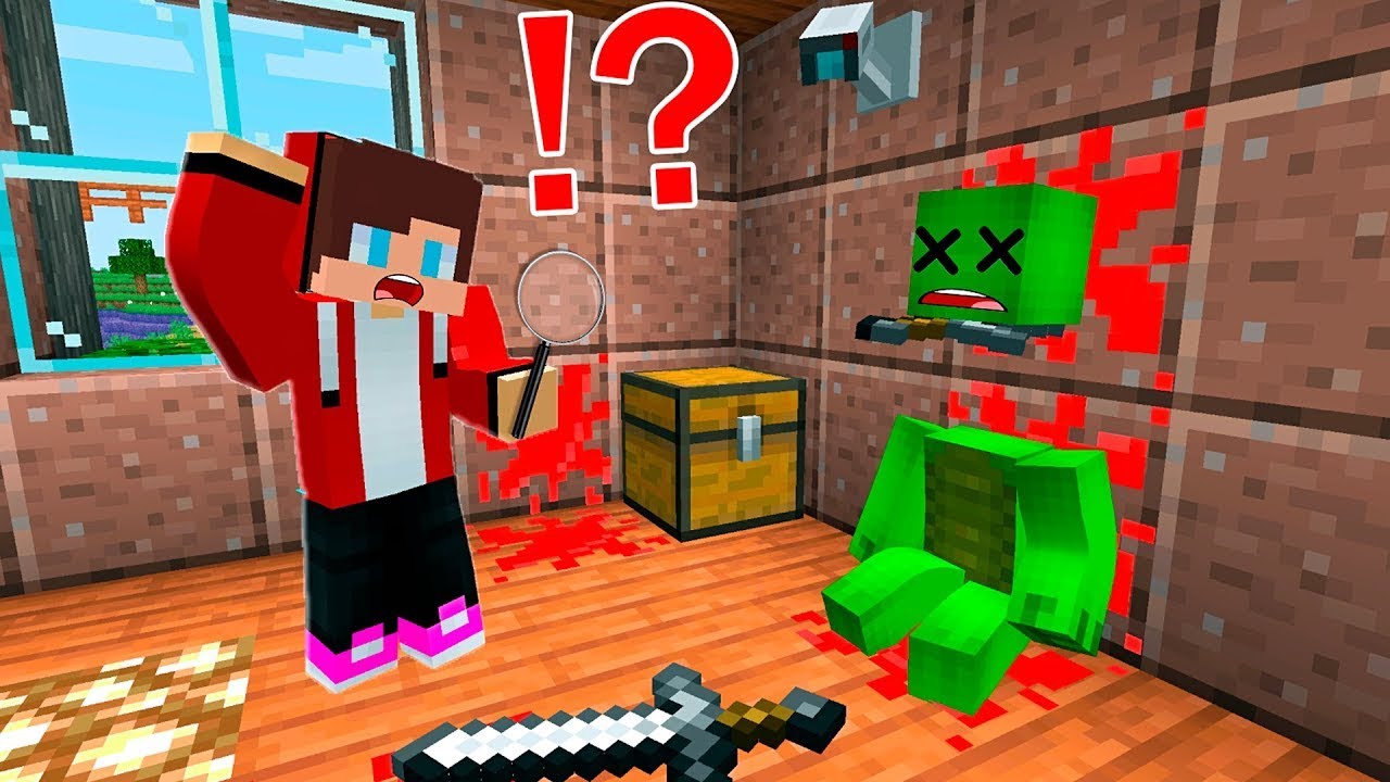 How JJ Found Who Murdered Mikey in Minecraft? - (Maizen) - YouTube